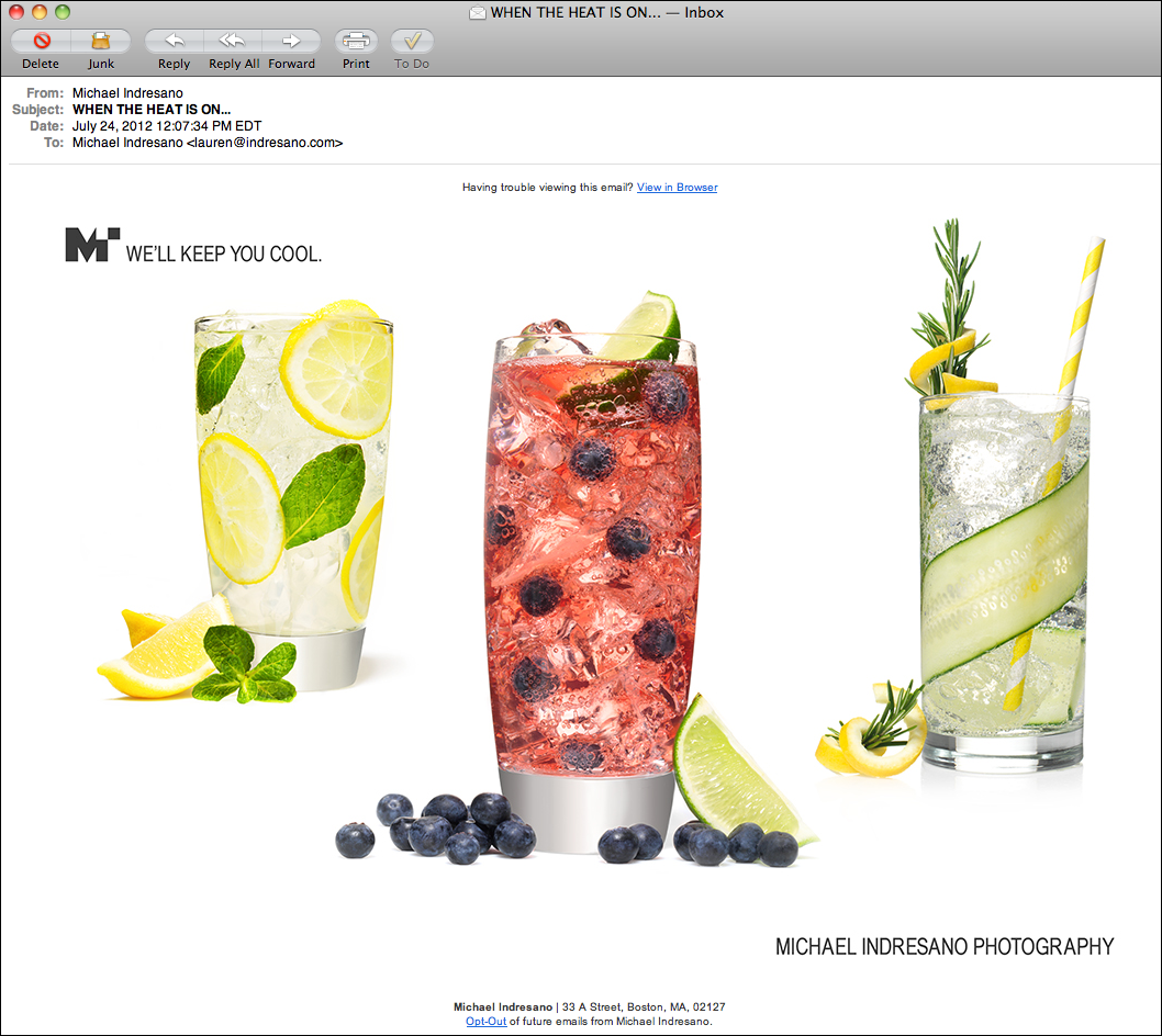 So Refreshing: Our Summer Promo Campaign | Michael Indresano Photography